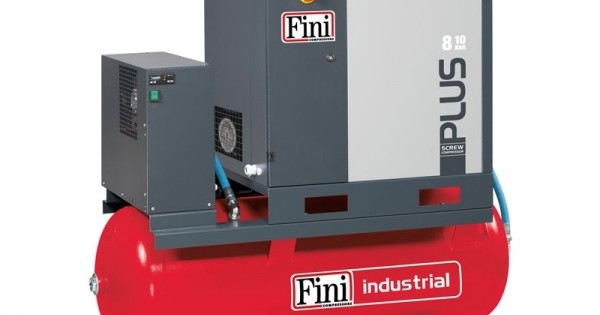 Compresor cu surub Fini cu uscator inclus PLUS 8-10-500ES